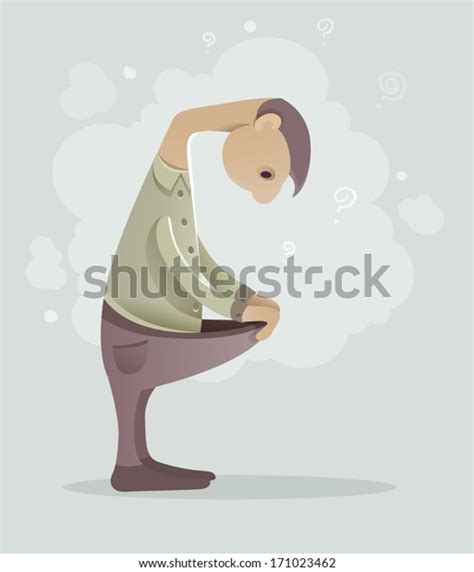 Sad Man Sexual Problems Eps10 Vector Stock Vector Royalty Free 171023462 Shutterstock