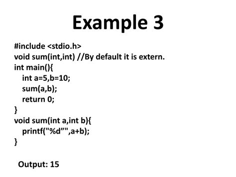 Ppt Storage Classes In C Programming Language Powerpoint Presentation