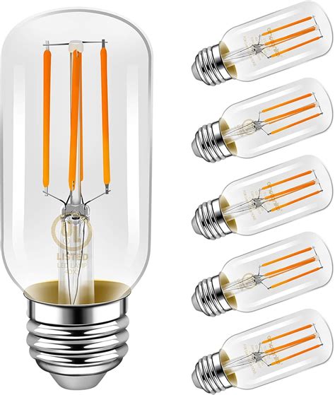 Emotionlite Led Light Bulbs E26 Dimmable Vintage Edisontubular Bulb