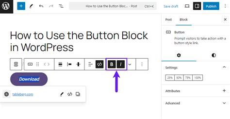 Buttons Block How To Use And Overview