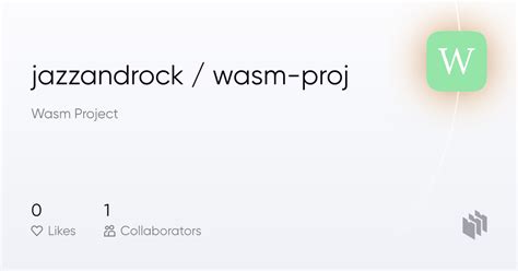 Collaborators · Jazzandrockwasm Proj