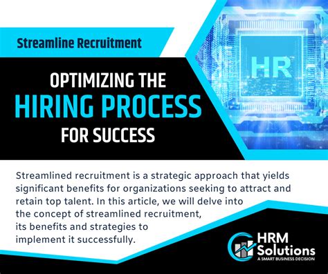 Streamlining Recruitment Optimizing The Hiring Process For Success
