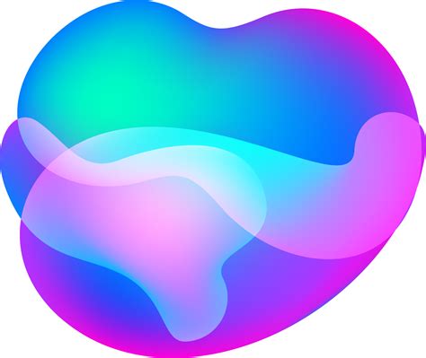 Liquid Gradient Shape Fluid Abstract Color Background Holographic