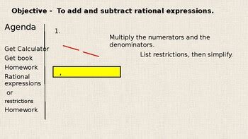 To Add Or Subtract Rational Expressions By Louis Kwiatkowski TPT