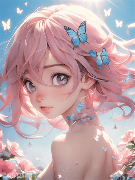 爱制作ai画的卡通动漫美少女，温柔甜美 搜狐大视野 搜狐新闻