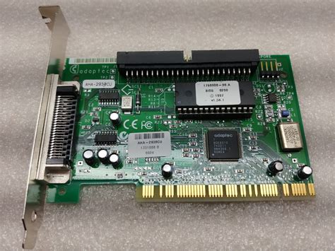 Used Adaptec AHA CU MAC PCI SCSI Host Adapter Card GREAT COND FREE SHP UBB Threads
