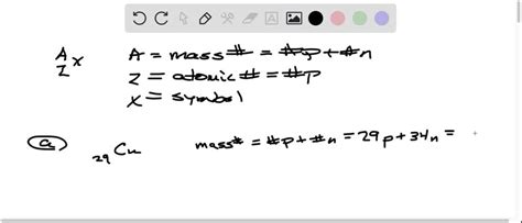Solved Write Isotopic Symbols In The Form Az X For Each Isotope A The Copper Isotope With 34