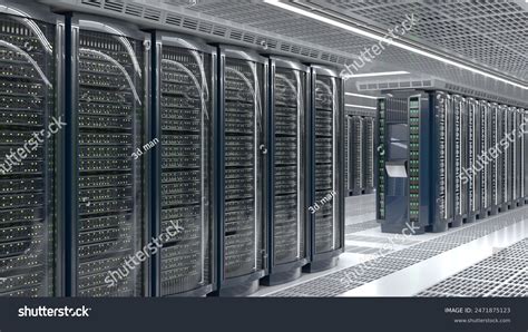 Server Racks Server Room Data Center Stock Illustration 2471875123 Shutterstock