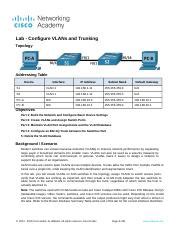 Lab Configure VLANs And Trunking Step By Step Guide For Course Hero