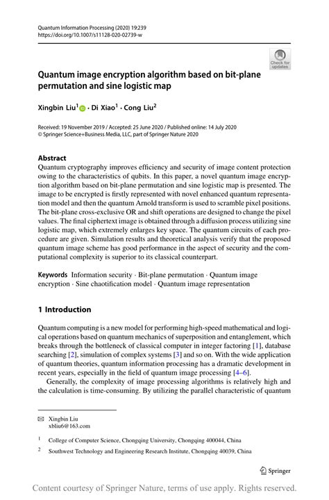Quantum Image Encryption Algorithm Based On Bit Plane Permutation And