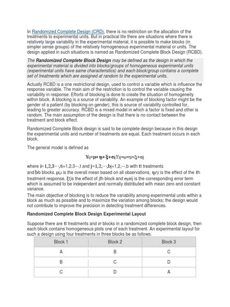 Rcbd Docx Experiment Scientific Theories
