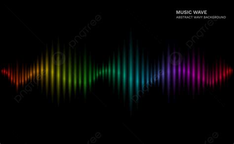 파형 주파수 음파 하트 비트 주형 여러 가지 빛깔의 배경 일러스트 및 사진 무료 다운로드 Pngtree