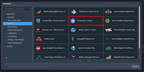 manage kubernetes cluster with accuweb cloud add ons guide