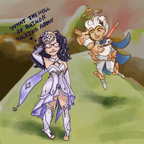 Paimon Looks Different Hmmm Rgenshinimpact