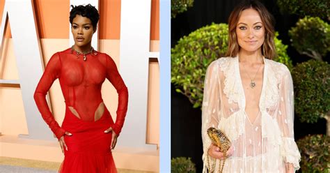 Naked Dresses Were Everywhere At The Oscars But Only On Certain Body