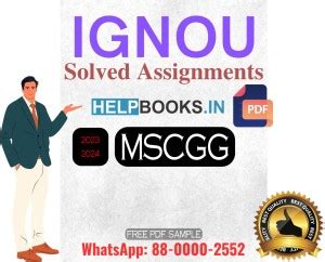 IGNOU Master S Degree Programme Latest IGNOU Solved Assignment 2023 2024 For December IGNOU EXAM