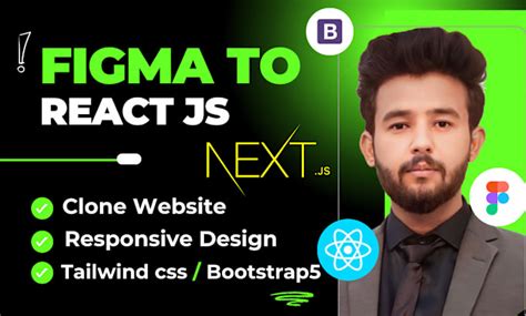Convert Figma To Next Js Figma To Reactjs Tailwind Css Bootstrap5