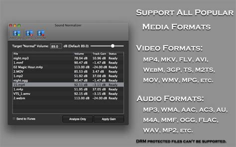 normalize audio volume levels in video on mac with sound normalizer