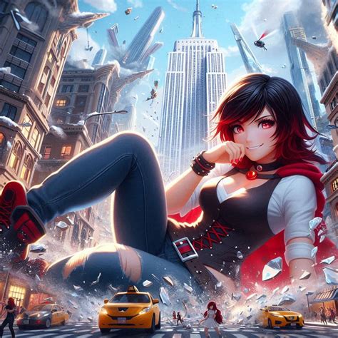 Giantess Ruby Chilling By Memesrus1234 On Deviantart