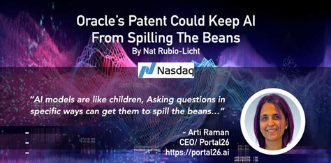 Portal26 On Linkedin Oracles Patent Could Keep Ai From Spilling The Beans