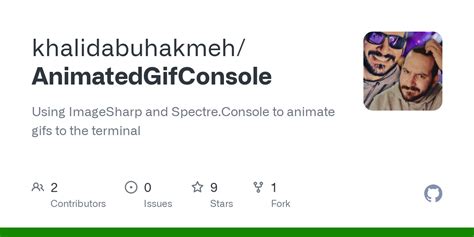 Github Khalidabuhakmehanimatedconsole Using Imagesharp And