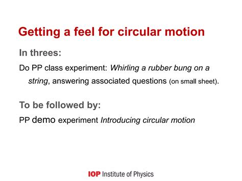 Uniform Circular Motion Ppt