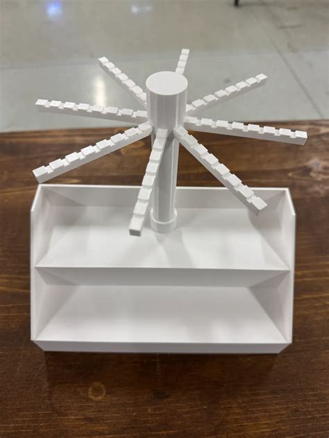 Multi Level Display Stand With Keychain Holder By Maximumoverdrive Makerworld Download Free 3d