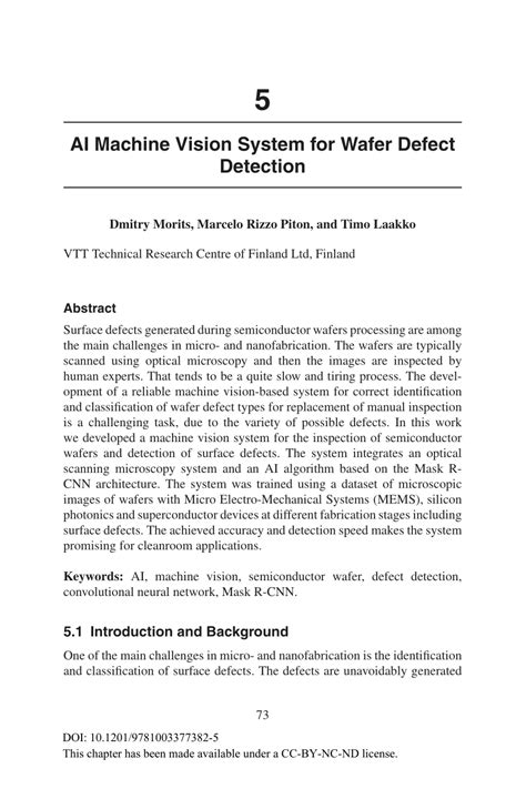 Machine Vision System In Metrology Pdf At Georgia Challis Blog