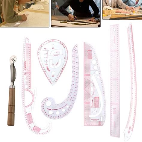 7 Multifunction Curve Ruler Drawing Sewing Clothes Design Tailor Set Lotonm Ma 22 43 Picclick Au