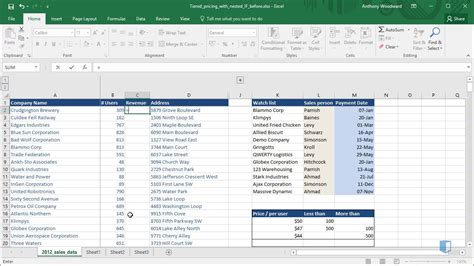 Writing Multiple If Statements In Excel Youtube