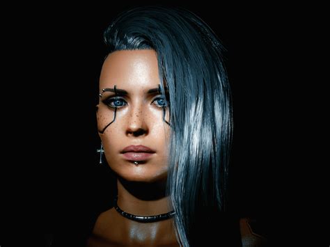 Female V Silver V Rlowsodiumcyberpunk