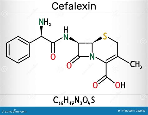 Cefalexin Cephalexin C16h17n3o4s Molecule It Is A Beta Lactam First