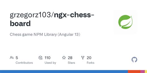 Github Grzegorz103ngx Chess Board Chess Game Npm Library Angular 13