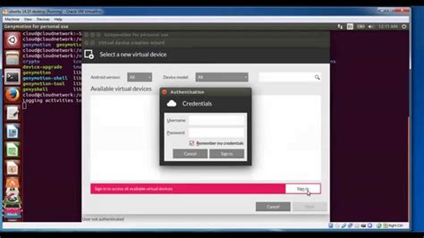 How To Install Genymotion 2 5 2 Android Emulator In Linux Mint 17 2 Debian 8 And Ubuntu 14 10