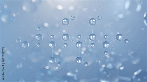 Sorbitol Molecular Structure 3d E420 Structural Chemical Formula View From A Microscope Stock