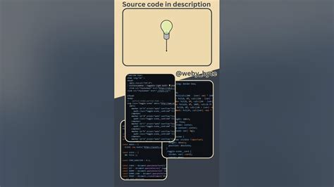 Css Tuggable Light Bulb Illuminating Web Design Youtube