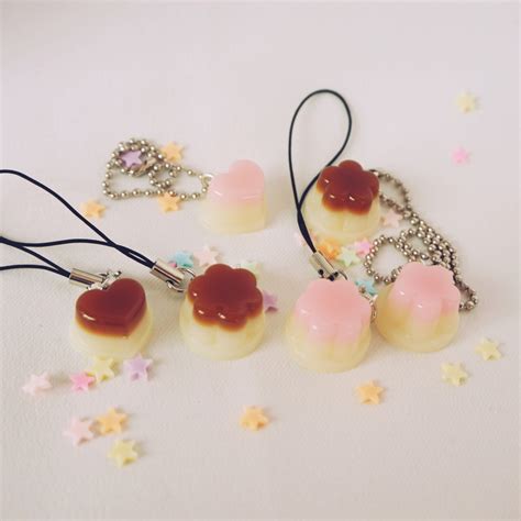 미니 푸딩 키링 핸드폰 악세사리 젤리 열쇠고리 키체인 아이디어스