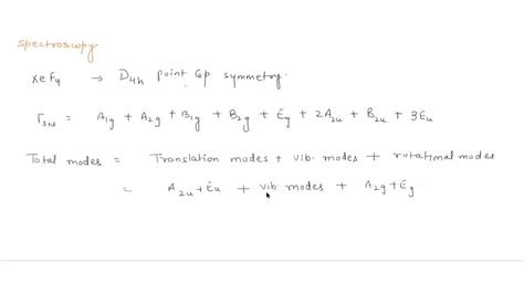 Solved Using The Group Theory Method Determine How Many Ir And Raman Active Vibrational Modes