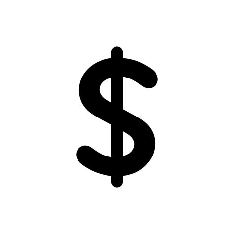 Dollar Currency Icon In Trendy Style Money Sign Symbol 57216037 Vector