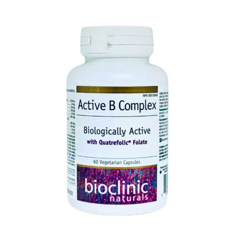 Enhanced B Complex Formerly Known As Active B Complex 60 Capsules