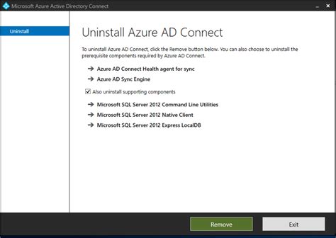 Hapus Pemasangan Microsoft Entra Connect Microsoft Entra Id Microsoft Learn