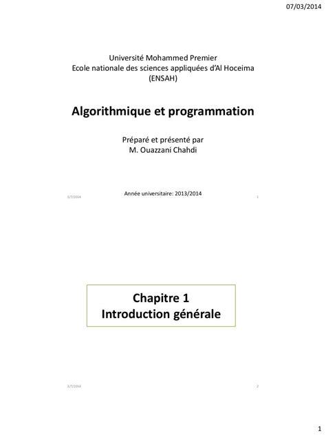 introduction l algorithmique pdf