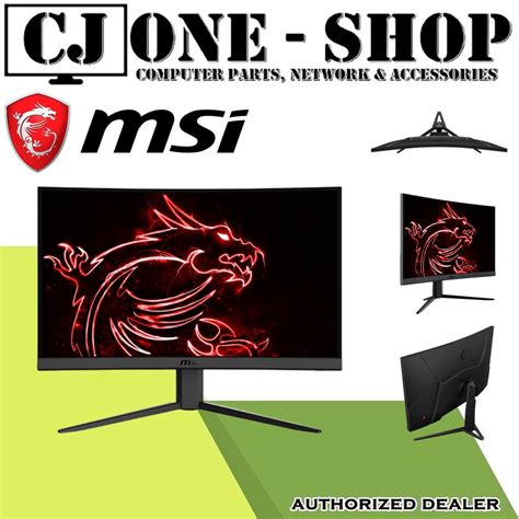 Msi Optix G24c4 236 Curved 144hz Fhd 1920x1080 1ms Freesync Gaming