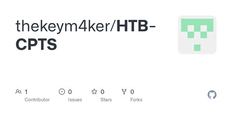 Github Thekeym4ker Htb Cpts