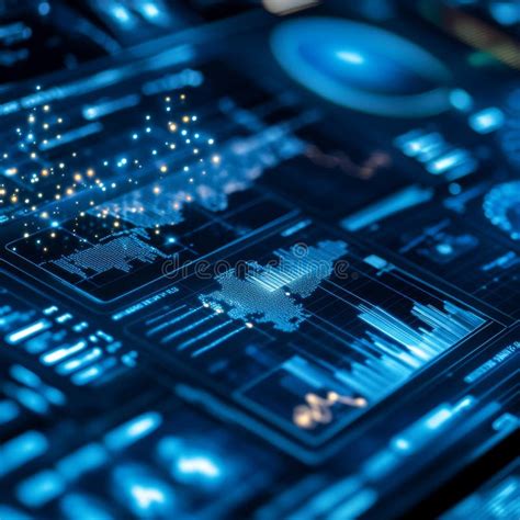 Data Visualization Dashboard With Analytics Graphs And Charts Stock Illustration Illustration