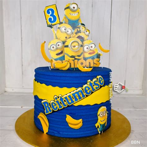 Minion Fun Time Birthday Cake Baked By Nataleen