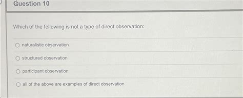 solved question 10which of the following is not a type of