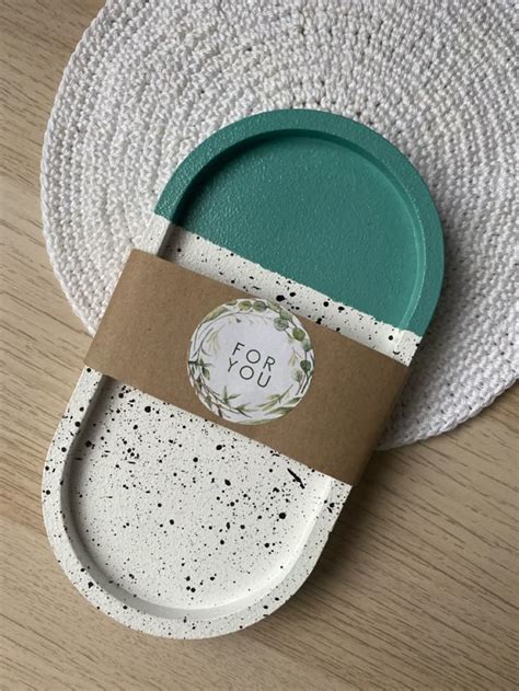 Овальный поднос из гипса подставка для украшений подставка для свечей😍 Diy Plaster Diy