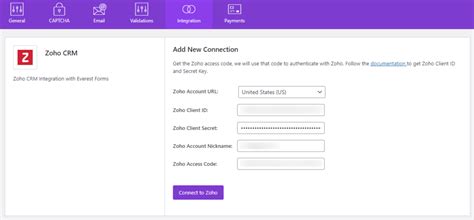 Zoho Crm Everest Forms