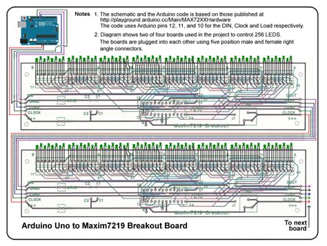 Maxim7219 To Contoll 256 Leds Leds And Multiplexing Arduino Forum
